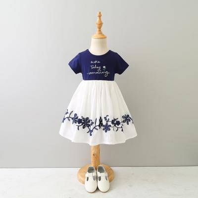 Cina Vestito dal ricamo del fiore di estate delle ragazze dell'abbigliamento dei bambini di estate in vendita