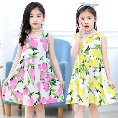 Cina Bambini del vestito dal cotone delle ragazze che stampano l'abbigliamento dei bambini di estate del vestito in vendita