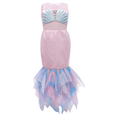 Cina L'abbigliamento dei bambini di estate dei costumi di principessa Dress Girls Cosplay della sirena in vendita