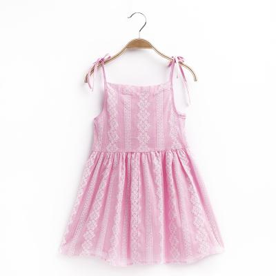 Cina Vestito di tela dalla cinghia di spaghetti dei bambini neonati del cotone del vestito senza maniche dall'abbigliamento dei nuovi delle neonate bambini di estate in vendita