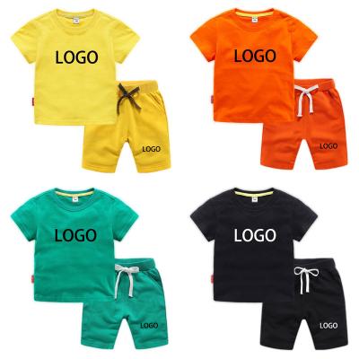 Cina Abiti sportivi del cotone dei bambini dell'abbigliamento di Logo Summer Children su ordinazione in vendita