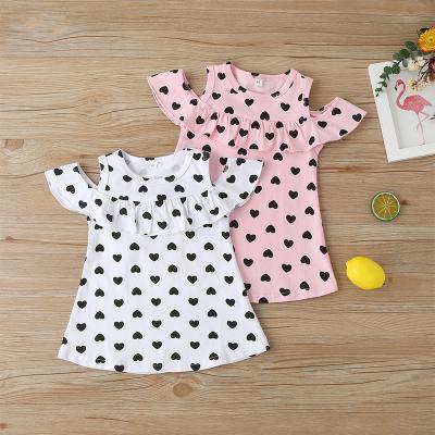 Cina Il vestito di Dot Dress New Ruffled Children di Polka delle ragazze dell'abbigliamento dei bambini di estate in vendita