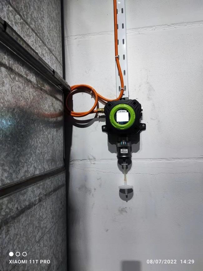 El monitor del gas de RS485 MODBUS 4 H2S fijó el detector de gas de H2S IECEX ATEX 3