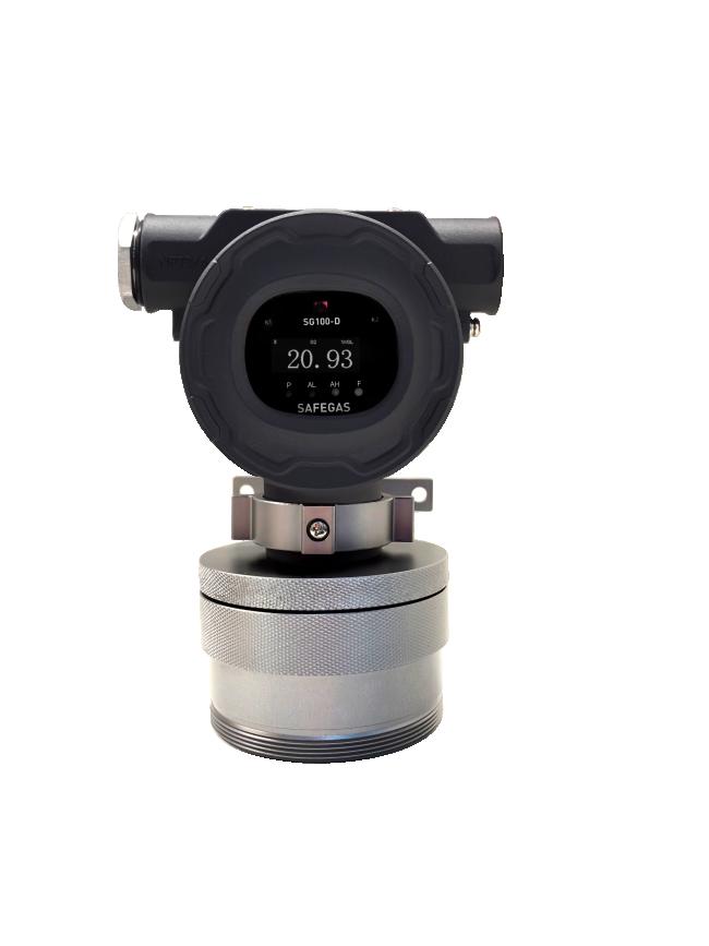 SG100-D Multi-gas Fixed Transmitter side view
