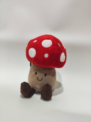China Recording and Repeating Red Mushroom Plush Toy Electronic Toy Best gift for kids functional funny toy for sale