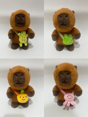 China Talking Back & Moving Capybara with Different Satchel Plush Toy Electronic Toy Best Children Gift for sale