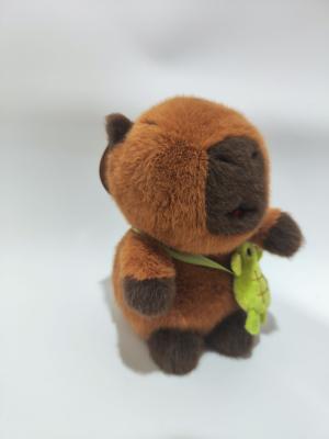 China Talking Back & Moving Capybara with Different Satchel Plush Toy Electronic Toy Best Children Gift for sale