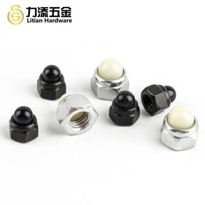 China Gummihexen-Edelstahl-Überwurfmutter-Natur-Farbe GB/T19001 genehmigte DIN1587 zu verkaufen