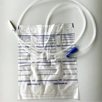 Chine Urological Sterilized Disposable Transparent Economy Urinary Urine Drainage Collection Bag à vendre