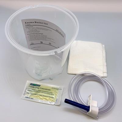 중국 Disposable medical cleansing enema set customizable enema bag set 판매용