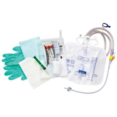 중국 Disposable Serving Trays Normal Foley Urethral Urine Catheterization Tray(Without Catheter) Pre-connected Foley Catheter Trays 판매용