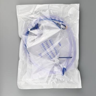 Chine High quality medical male urine drainage collection bags disposable luxury post surgery urinary urine bag drainage valve à vendre