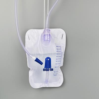 중국 Disposable urine drainage bags customization urine collector leg bag long tube 판매용