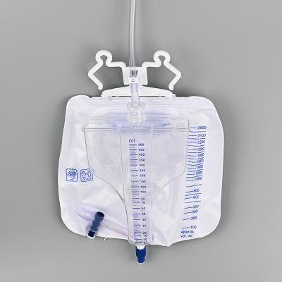 중국 Adulturine bag hospital use urine drainage bag customization economic urometer urinary drainage bag 판매용