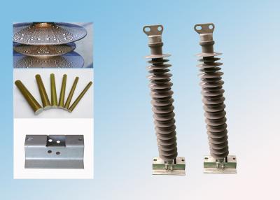 China durchlöchern zusammengesetzte Linie Posten-Isolatoren zwei des Polymer-66kV des Isolator-12.5kN Blatt mit Flachbett zu verkaufen