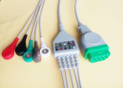 Cina GE - Cavo del radar-risponditore ECG di Marquette e Leadwires, connettore verde 11Pins in vendita