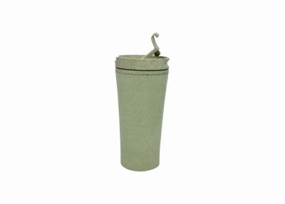 China Adulto limpo fácil nenhuma capacidade 12oz/350ml da fibra da palha do trigo da caneca do curso do derramamento à venda