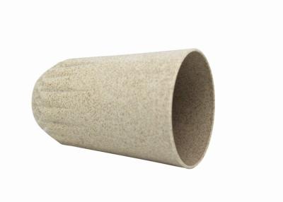 China O diamante Dustproof da escova de dentes do copo da sução da palha do trigo deu forma a uma capacidade de 13,5 onças à venda