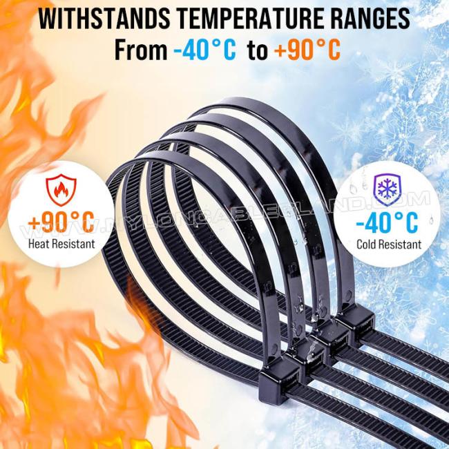 Working Temperature of Nylon 612 (Polyamide 612, PA612) Solar Cable Ties
