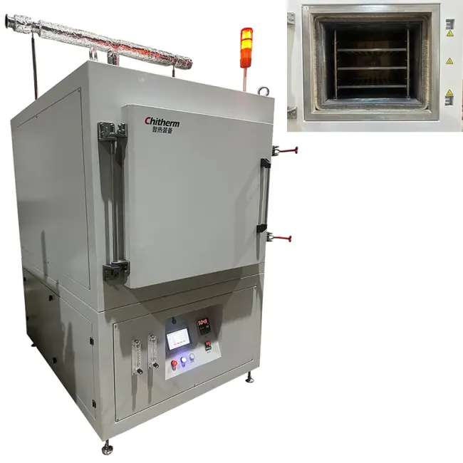 Industrial Muffle Furnace Hrf216-07n, a Type of Hot Air Exhaust Curing Furnace.