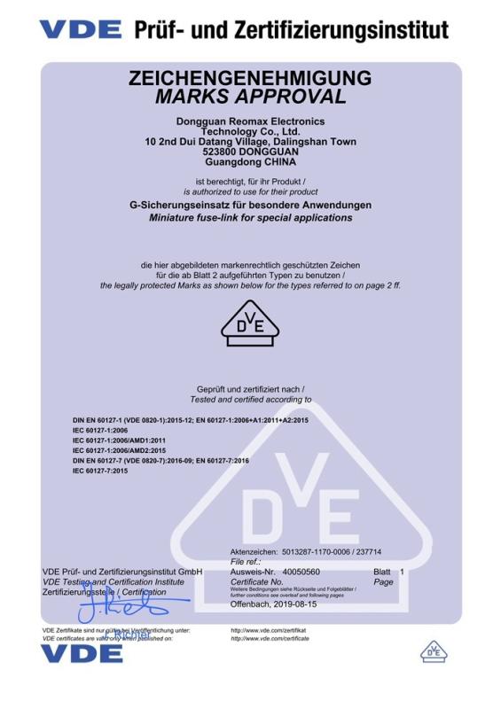 VDE - Dongguan Ampfort Electronics Co., Ltd.