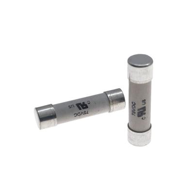 Κίνα 6x25mm Cartridge Slow Blow Ceramic Tube Fuse Link 20A 75V with Copper Siled Cap προς πώληση