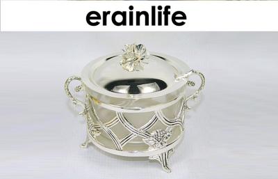 Cina Rivestimento d'argento dello zinco/metallo della ciotola del latte della teiera del caffè per la casa/caffetteria in vendita