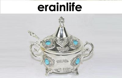 Cina Materiale dello zinco della teiera del caffè ristorante/della casa con l'ornamento del gioiello in vendita