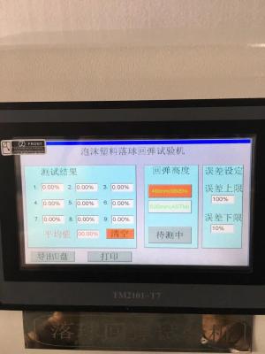 중국 안전은을 사용하여, 믿을 수 있는, 정확한 EN ISO 4651 검사자 인쇄 기계를 가진 반동 거품이 입니다 판매용