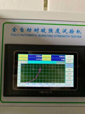 중국 ISO 2759 실험실 판지 종이 파열 강도 시험기 판매용