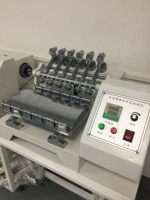 China Unebenheits-Abnutzungs-beständige lederne Prüfmaschine 220V JIS-L0801 Farb zu verkaufen