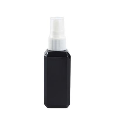 Cina Collare Materiale PET Bottiglia di plastica 1.7 oz Bottiglie di spray di alcol trasparente vuote in vendita