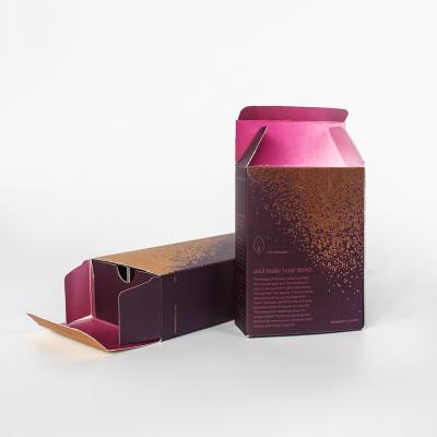 China CMYK or Panton Printing Color Silver Paper Packaging Box for Face Mask Frosted Surface for sale