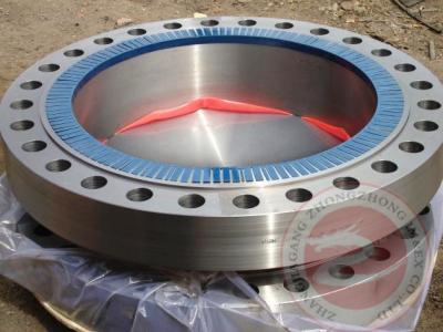 Cina Pezzi fucinati rotolati dell'acciaio legato di pezzo fucinato dell'anello della pressa idraulica con l'en di BACCANO ASTM in vendita