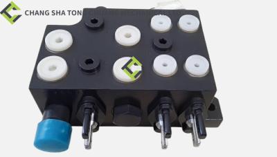 China Heavy Duty Zoomlion Concrete Pump Parts Three Handle Multi Way Valve DL-8P-2-A en venta