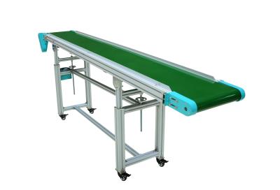 Aluminum Frame Horizontal Belt Conveyor , Easy Installation PVC Conveyor Belt