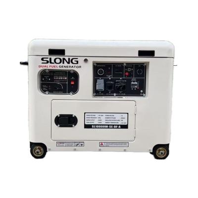 China 5 - 17kw Dual Fuel CNG Generator Set Silent Inverter LPG Generator Household for sale