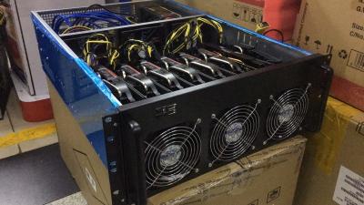 China computer case Ethereum Mining Machine ETC/ETH/LTC GPU Miner 8 GPU 6gpu Machine ETH Mining Machine ETH Mining rig for sale