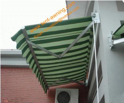 China Outdoor Waterproof Pation Balcony Porch Manual Retractalbe Awning for sale