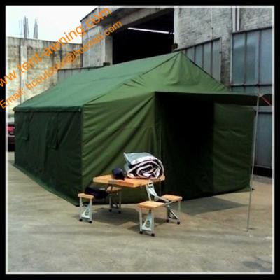 China Outdoor Green Army Tube Tent Oxford Tent Waterproof Army Tent for sale