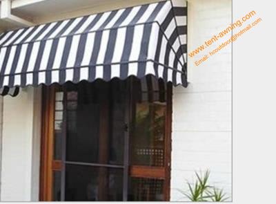 China New Design Customized Sizes Aluminum Frame Window Canopy French Style Awnings for sale