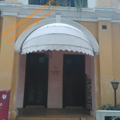 China Aluminum Frame Waterproof Customized Size Door Awnings European Style Awning Canopies for sale