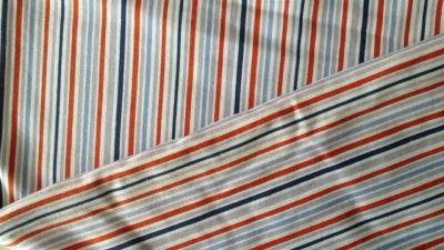 Cina Tessuto a strisce verticale ignifugo 180gsm/tessuto della saia cotone del Jersey in vendita