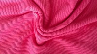 Cina La costola del cotone/CVC/TC 2x2 della tintura tricotta il tessuto, il tessuto spesso della nervatura per i polsini e la maglia con cappuccio in vendita