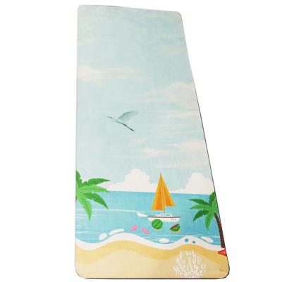 China Lange Yoga Pilates Eco Friendly Rubber Mat met Luming YM-009 Te koop