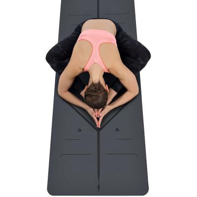 China Eco-vriendelijke natuurlijke rubberen yoga mat niet giftig voor het thuisbureau SGS gecertificeerd Te koop