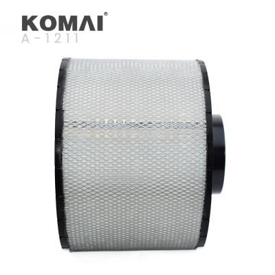 Κίνα KOMAI OEM ODM Αντικατάσταση στοιχείου φίλτρου αέρα A-1211 για έργα κατασκευής προς πώληση