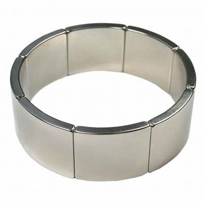 Cina Magnete al neodimio di grado forte N35-N52 M.H.SH.UH.EH.AH N55 per generatore Argento brillante in vendita