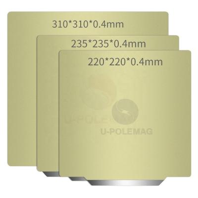 Cina Stampa 3D flessibile e durevole PEI Primavera di lamiera di acciaio con base magnetica ghiacciata inclusa in vendita