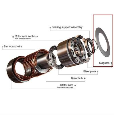 Cina Magnete ad anello di neodimio di alta qualità per motore a mozzo di ruota in vendita